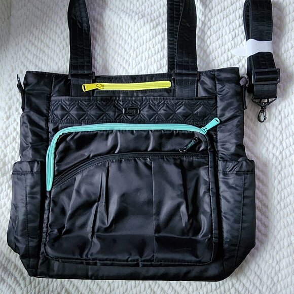 lug | Bags | Lug Ace Crossbody Tote Bag Black | Poshmark